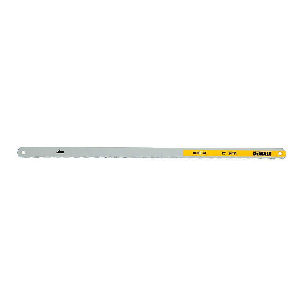 DEWALT 12-inch 24-TPI Bi-Metal Hacksaw Blade (2-Pack) | The Home Depot ...