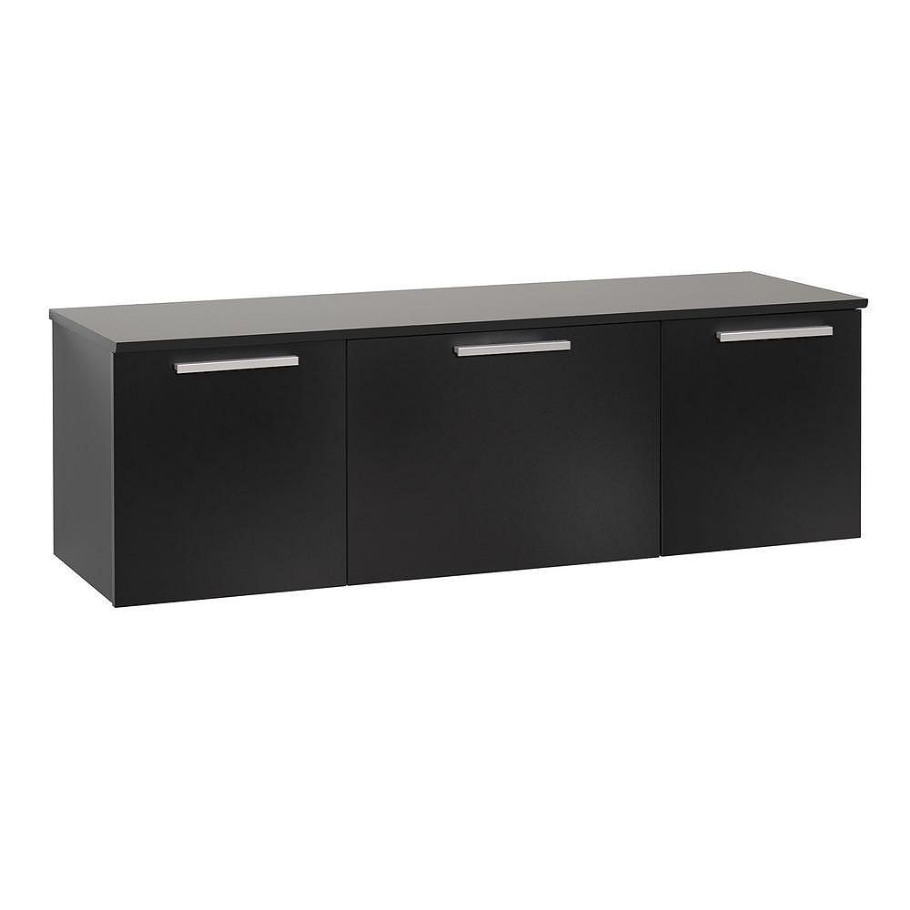 Prepac Black Coal Harbor Wall Mounted Buffet | The Home Depot Canada