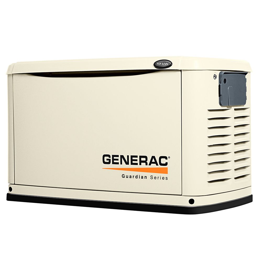 Generac 17,000-Watt Automatic Standby Generator with 100-Amp 16 Circuit ...