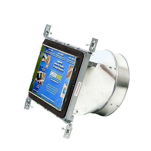 Speedi-Boot 16 in. x 20 in. x 16 in. Square to Round Adaptor Register ...