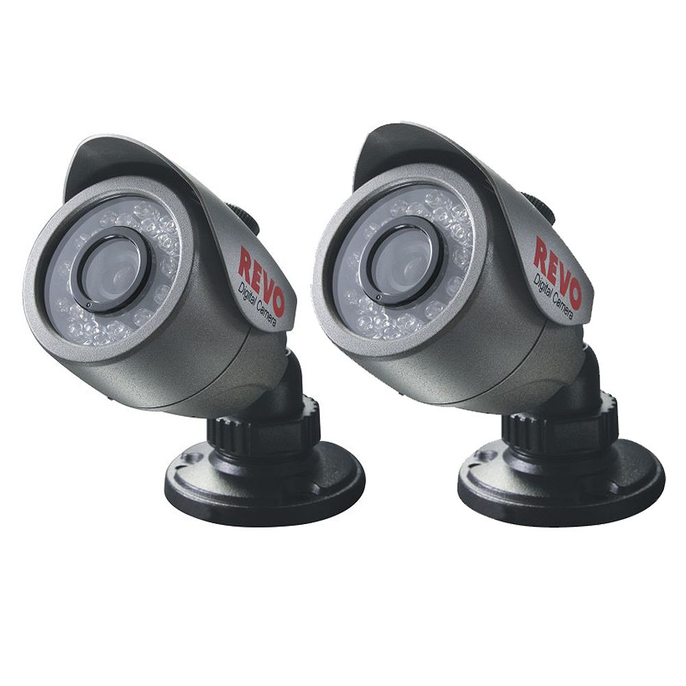 Revo America 24IR 540TVL Bullet Cameras (2-Pack) | The Home Depot Canada