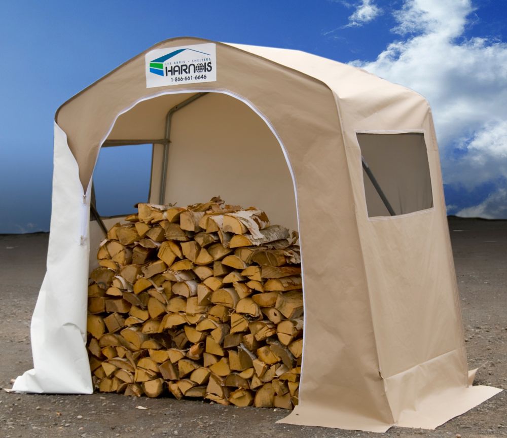 Harnois Firewood Shelter - 41-inch | The Home Depot Canada