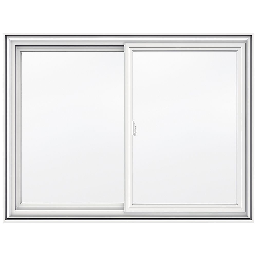 JELD-WEN Windows & Doors 48-inch x 36-inch 5000 Series Vinyl Double ...
