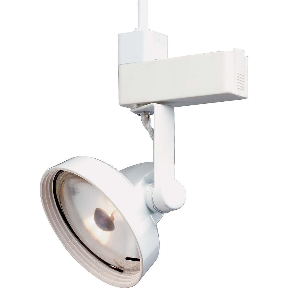 Glomar 1-Light PAR36 Track Head Gimbal Ring Finished in White | The ...