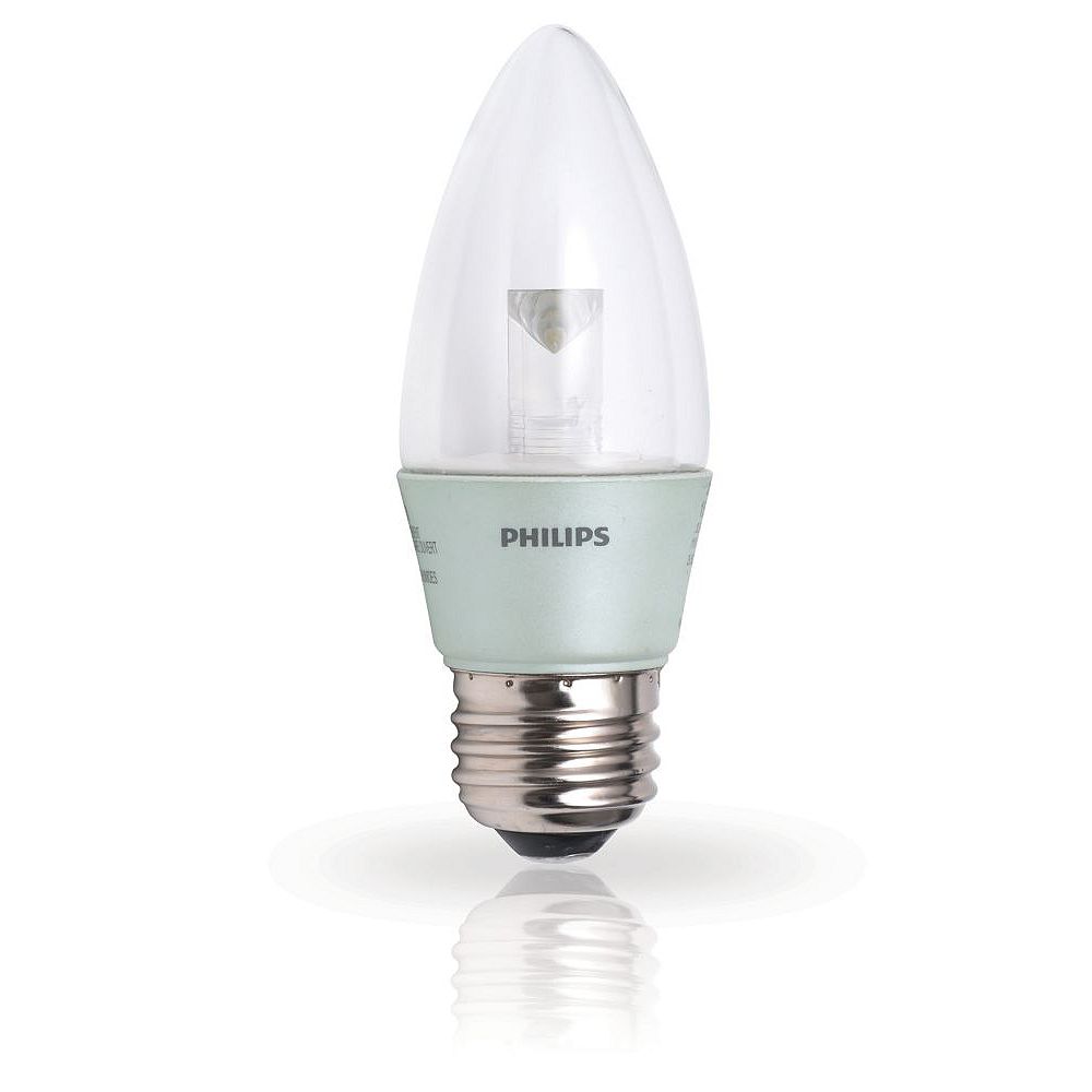 Philips LED 3.5W Chandelier Medium Base Soft White | The Home Depot Canada