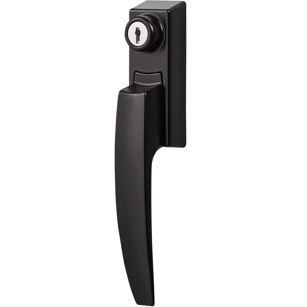 Ideal Security Black Storm Door Locking Pull Handle Set | The Home ...