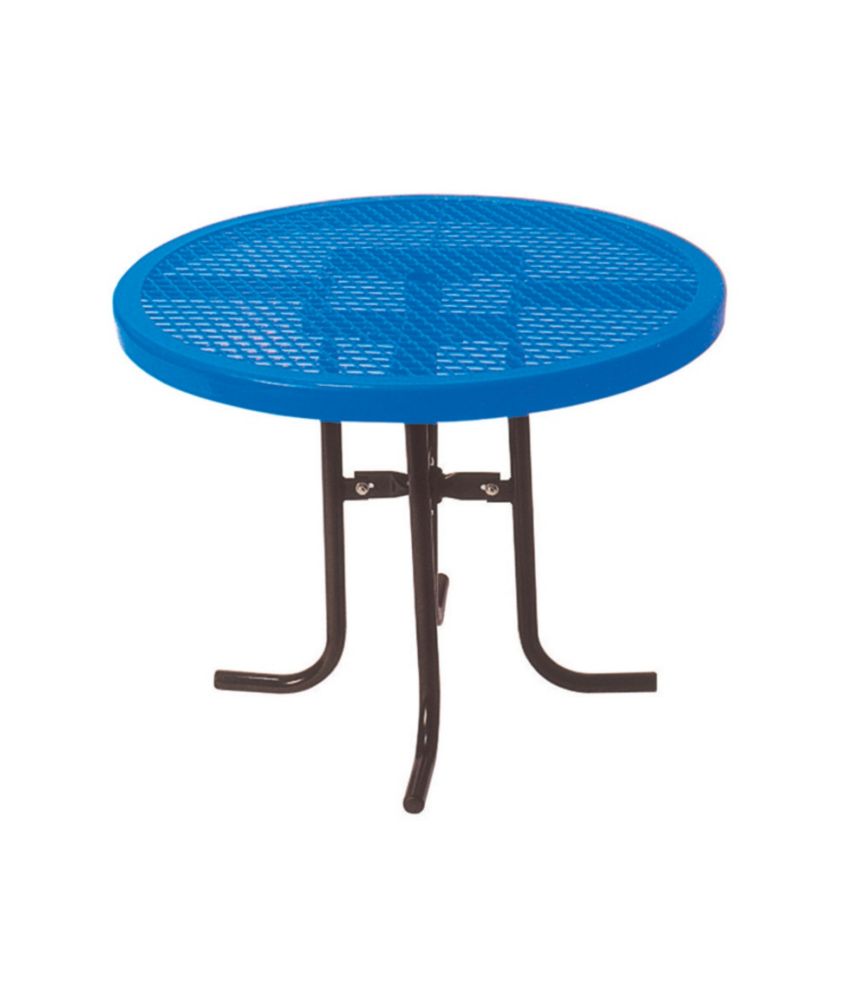 UltraSite Table ronde de 36 po- Bleu | Home Depot Canada