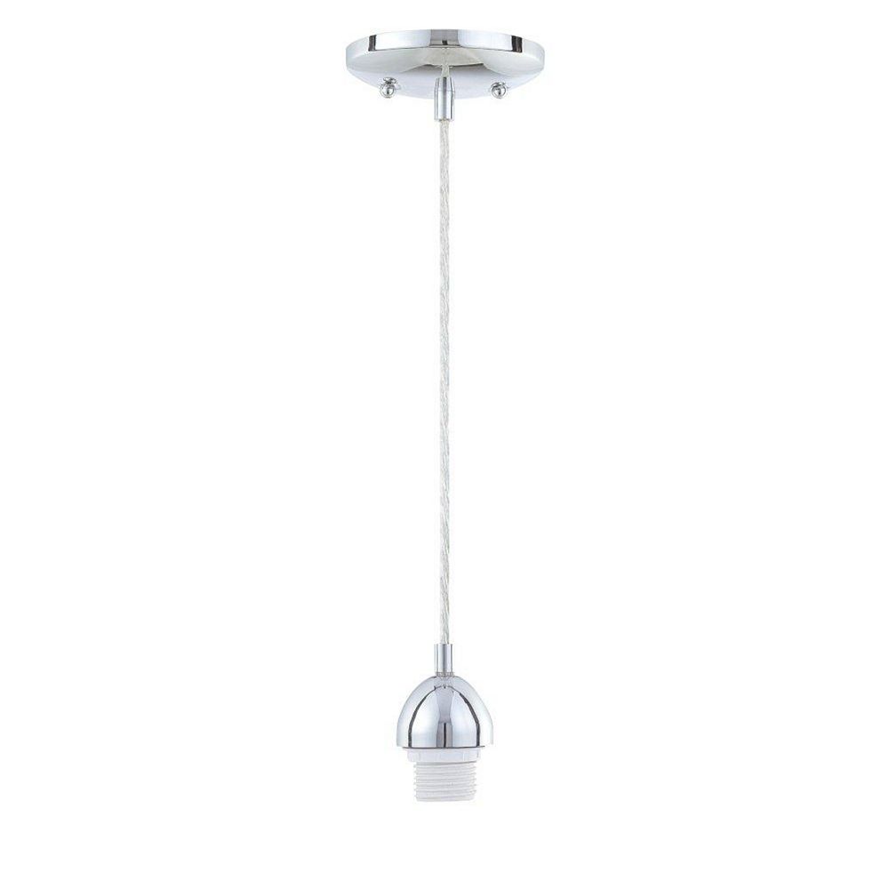 Westinghouse One-Light Adjustable Mini Pendant Kit Chrome | The Home ...