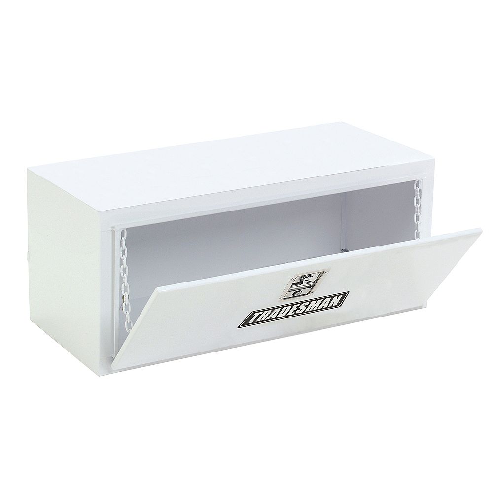 Tradesman 60-inch Underbody Steel Truck Tool Box in White | The Home ...