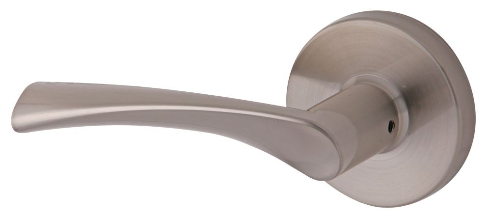Taymor Britannia Lever Dummy Left Hand, Satin Nickel | The Home Depot ...