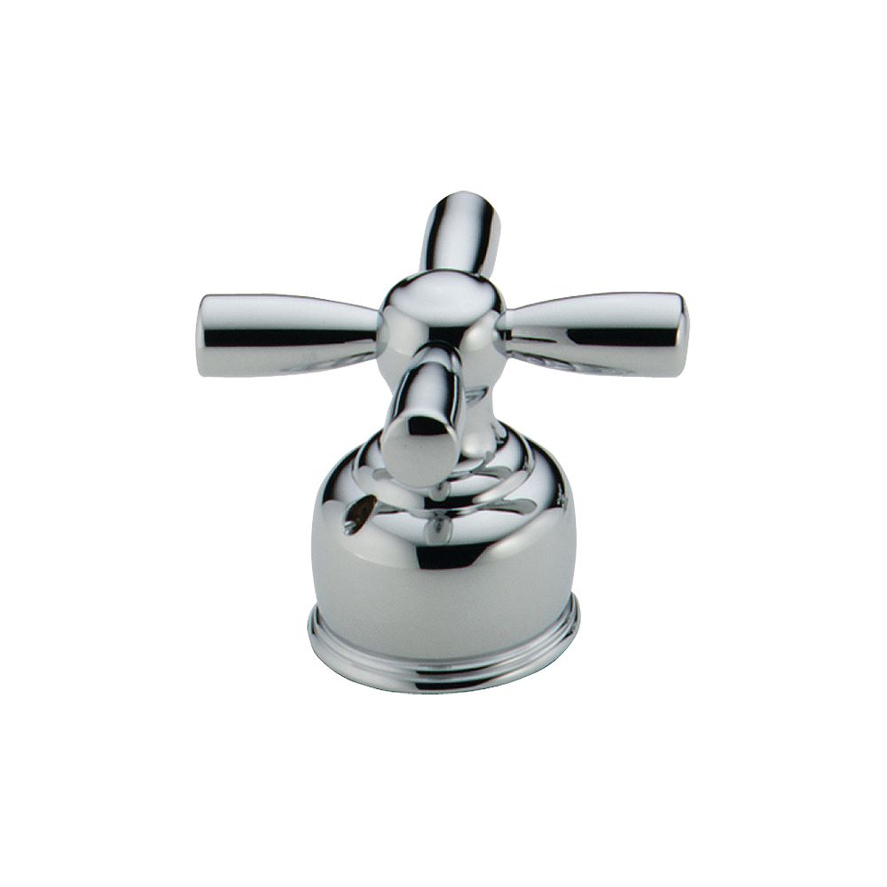 Delta Classic Single Metal Cross Hand Shower Handle in Chrome Finish ...
