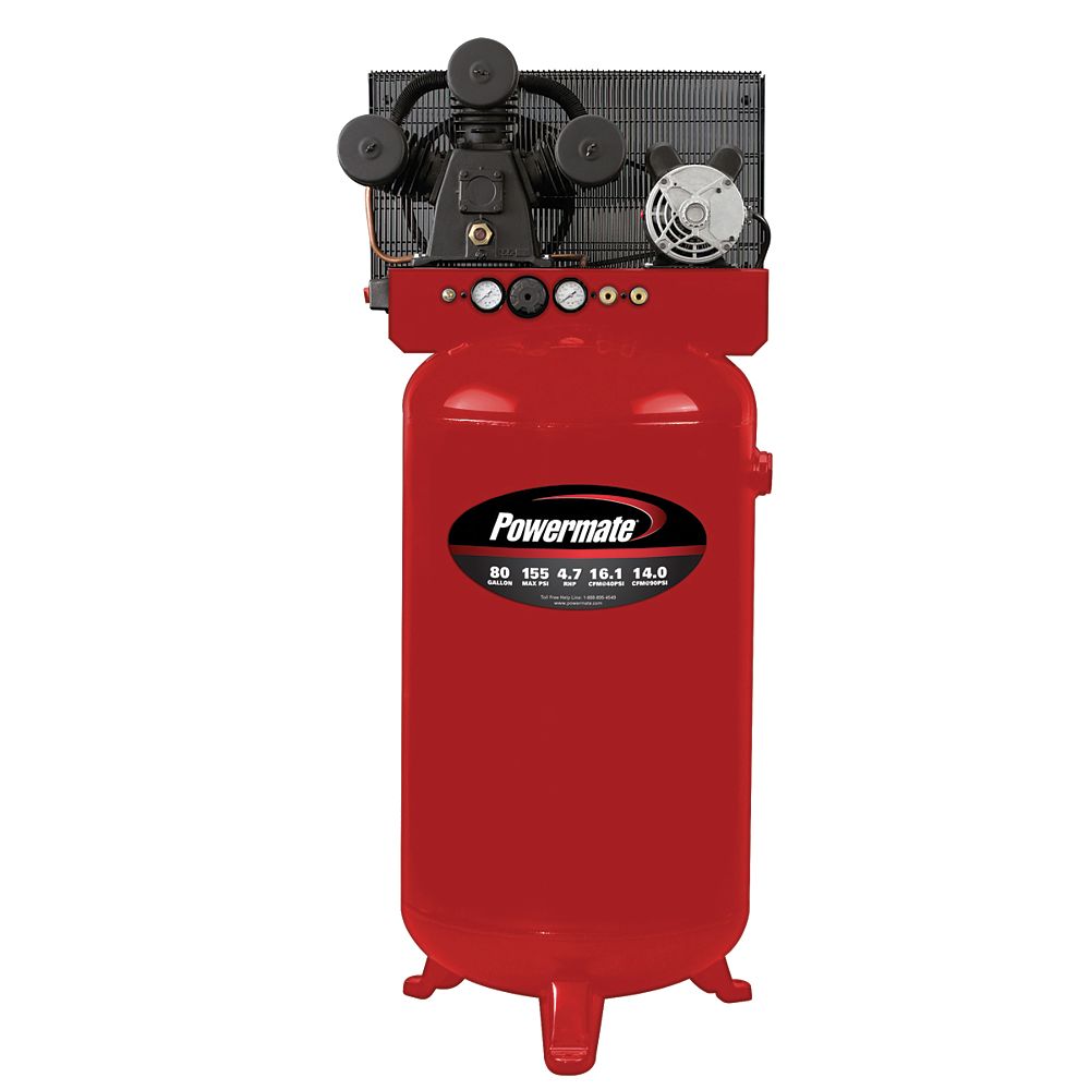 Powermate 80-Gallon Electric Air Compressor | The Home Depot Canada