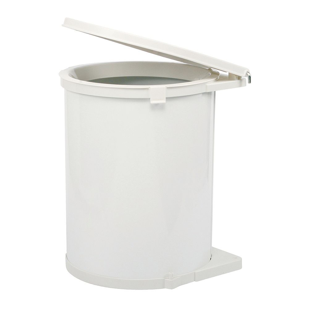 Knape & Vogt Pivot Out White 32 Quart Recycling Bin | The Home Depot Canada