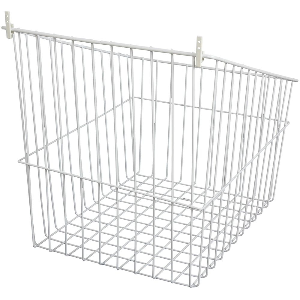 Knape & Vogt Tip-Out Wire Hamper - 16.5 Inches Wide | The Home Depot Canada