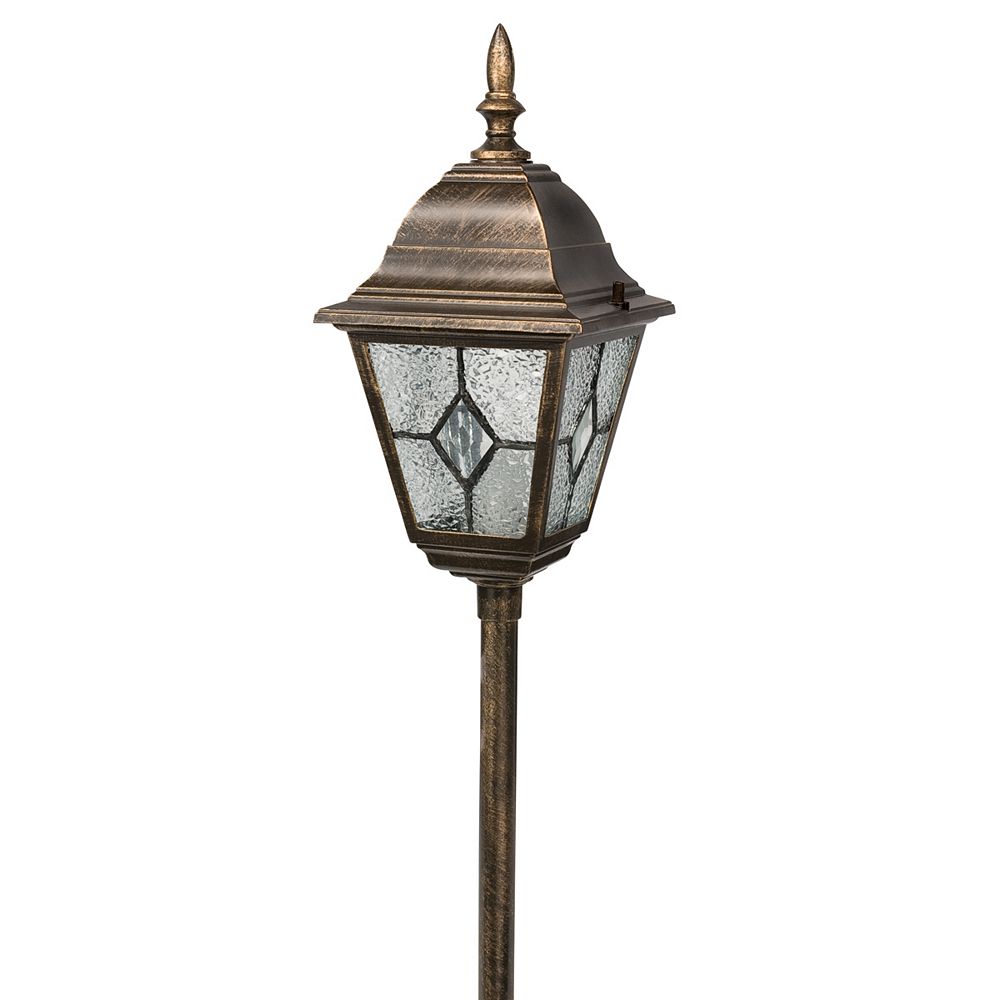 Paradise Low Voltage Cast Aluminum Tiffany Walklight - Rubbed Bronze ... Paradise Low Voltage Cast Aluminum Tiffany Walklight - Rubbed Bronze ...