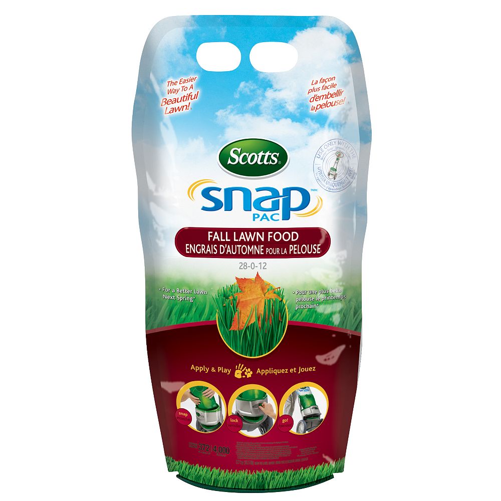 Scotts Snap Pac Fall Lawn Food 28-0-12 | The Home Depot Canada