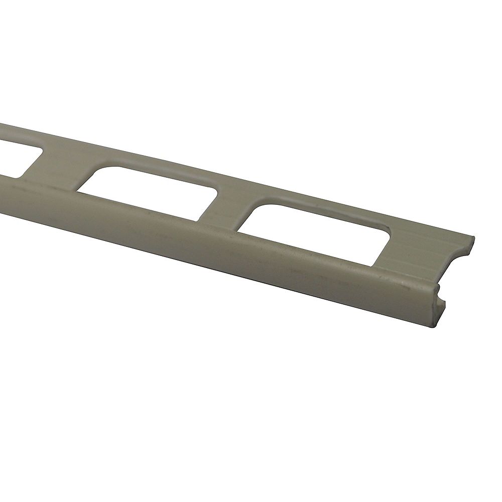 PROVA Vinyl Tile Edge - Bone - 3/16 in. (4 mm) x 8 ft. - 50 Pcs | The ...