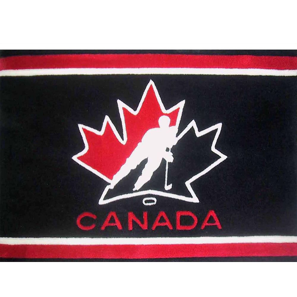 Licensed Team Canada Black 2 ft. 9-inch x 4 ft. 9-inch Rectangular Area ...