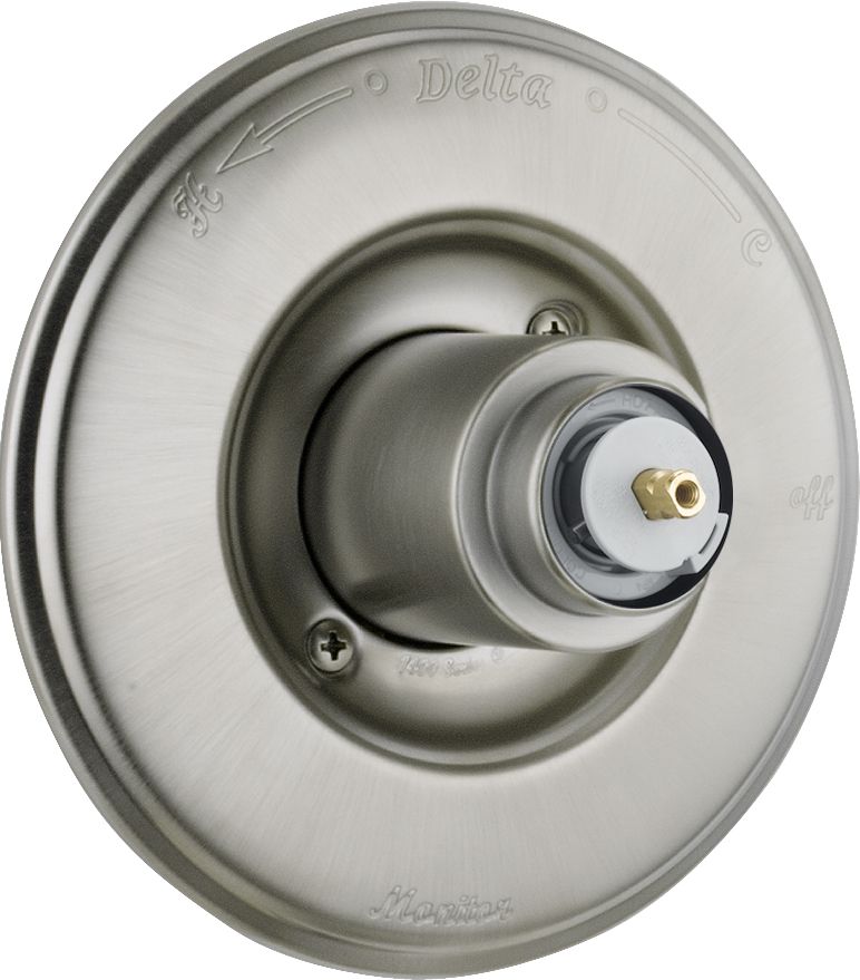 Delta Victorian 1-Handle Valve Trim Kit in Stainless (Valve and Handle ...