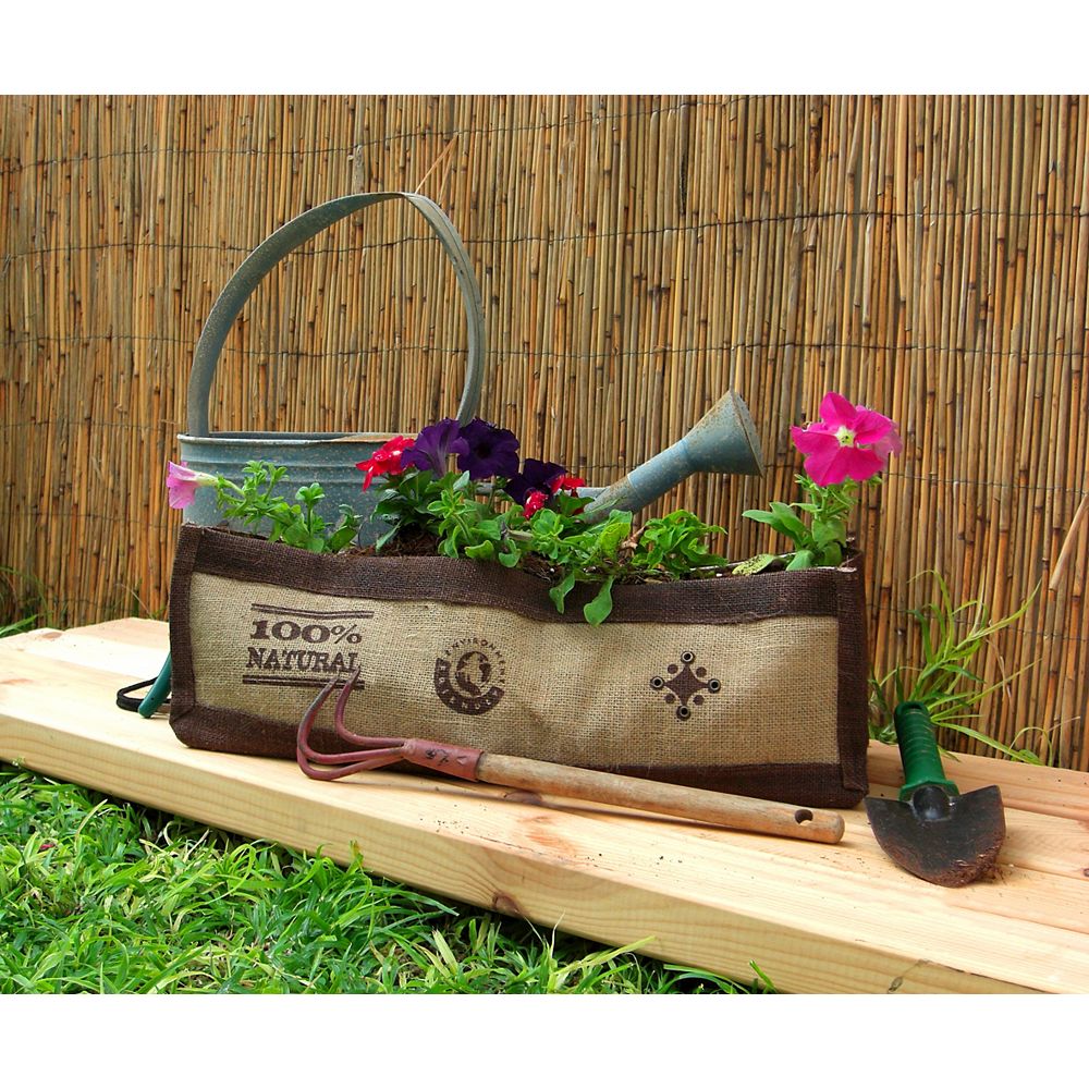 Heaven & Earth Jute Planter 20-inch (2-Pack) | The Home Depot Canada