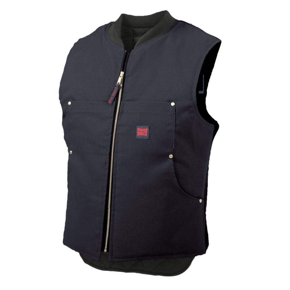 Tough Duck Washed Quilted Lined Vest Chestnut Small | The Home Depot Canada