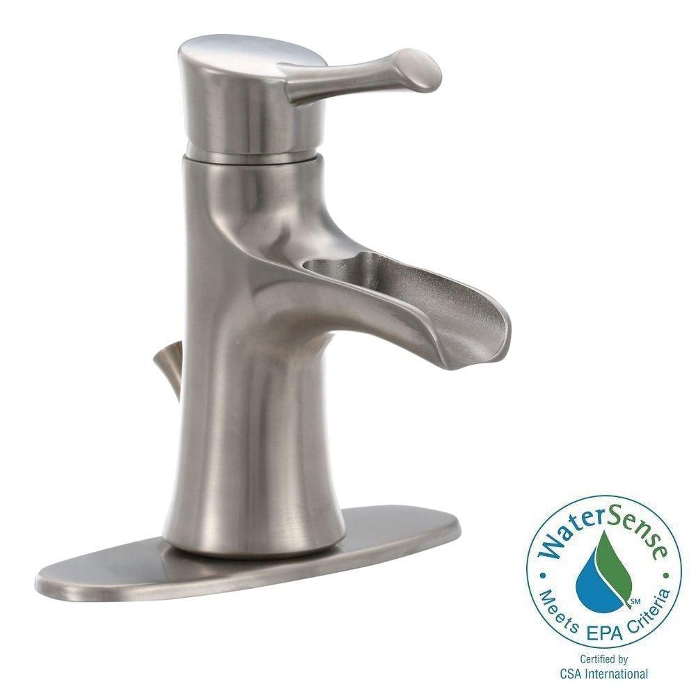 Pegasus Gatsby I 4-inch Single-Handle Bathroom Faucet in Brushed Nickel ...