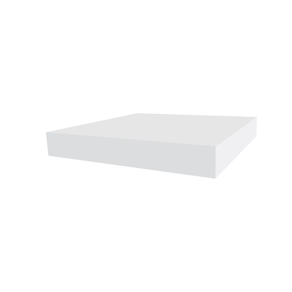 Veranda 1 inch x 8 inch x 8 ft. PVC Trim Board White | The Home Depot ...