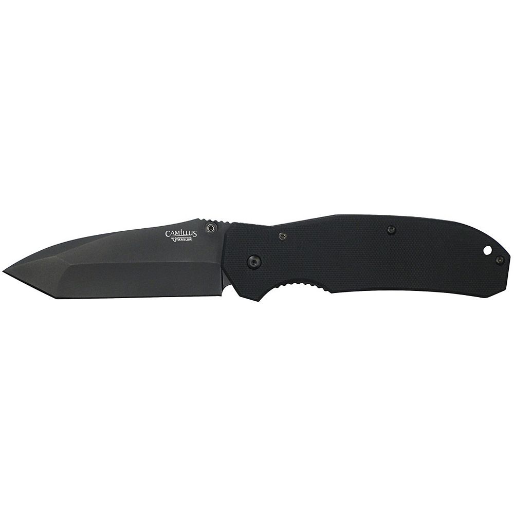 Camillus 8.25-inch Carbonitride Titanium Folding Knife | The Home Depot ...