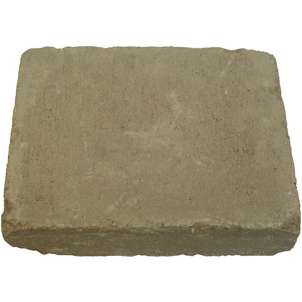Cindercrete Heritage Paver - C - Sandstone | The Home Depot Canada