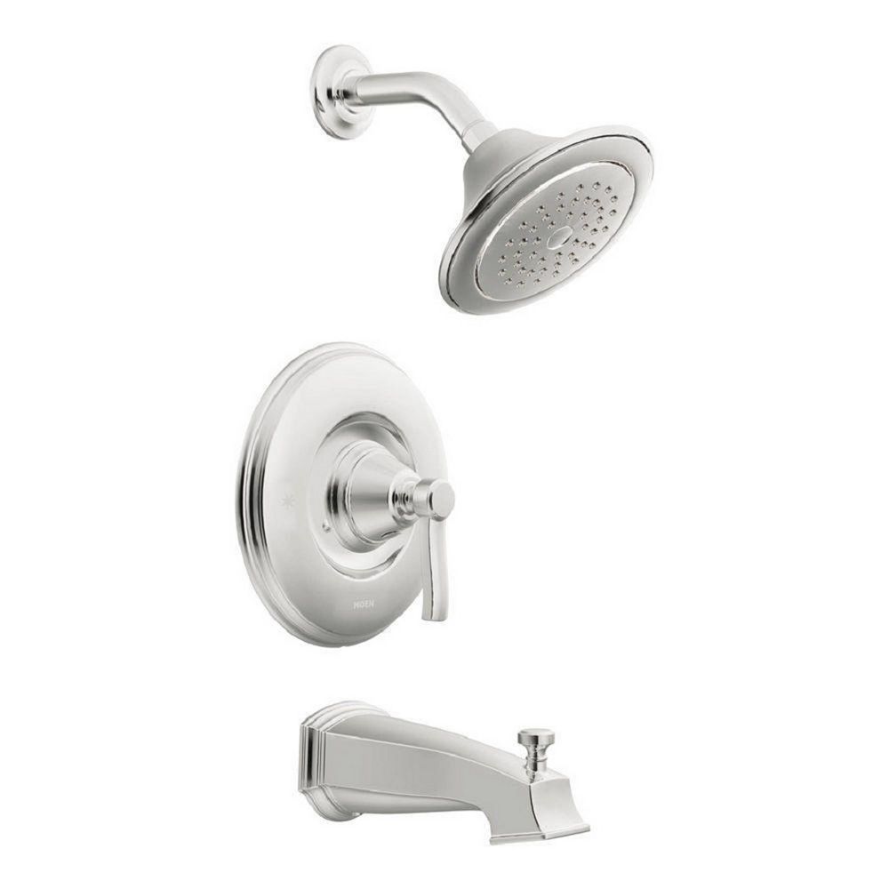 MOEN Rothbury Single Handle Posi-Temp Tub/Shower in Chrome (Valve Sold ... MOEN Rothbury Single Handle Posi-Temp Tub/Shower in Chrome (Valve Sold ...