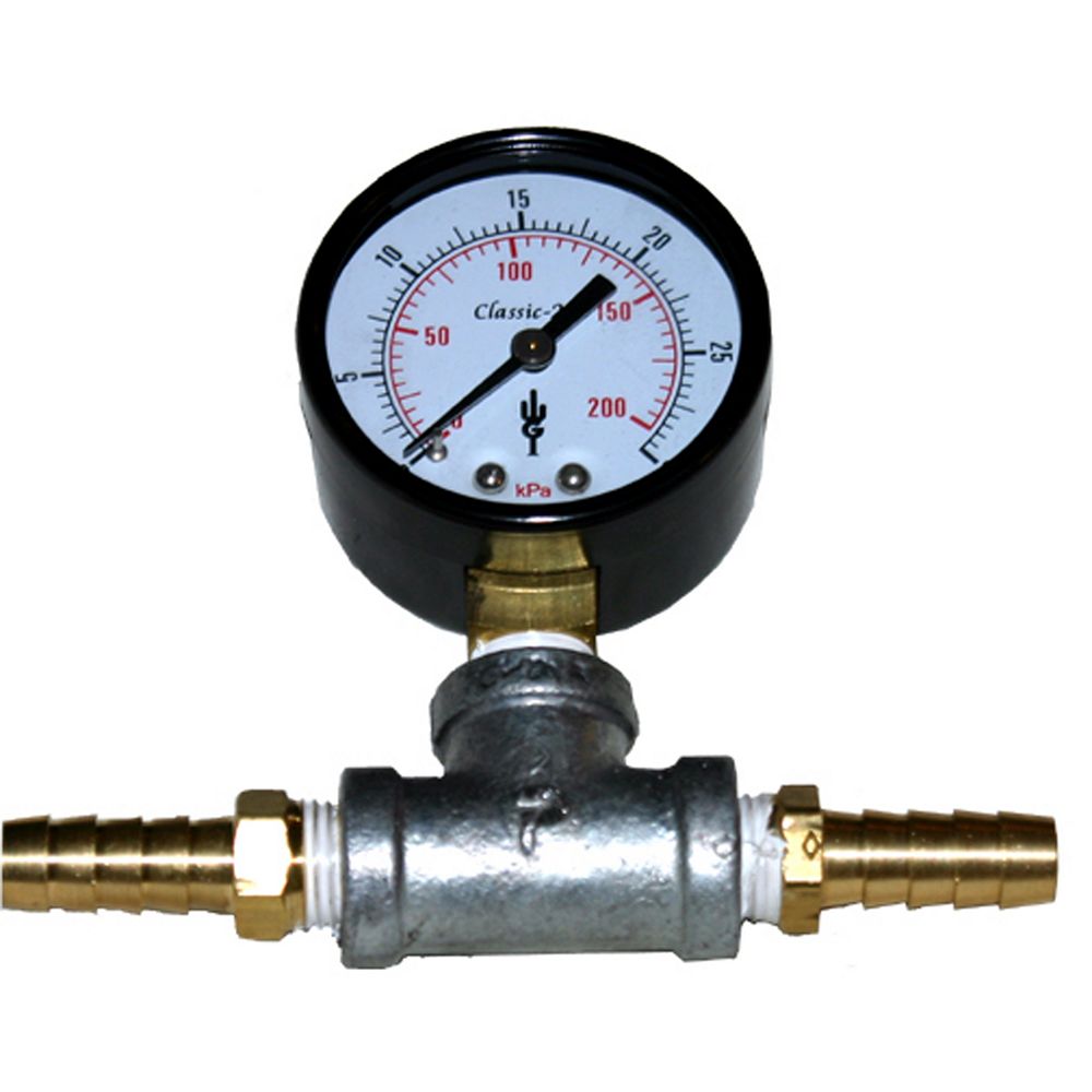 Outdoor Water Solutions In-Line Pressure Gauge | The Home Depot Canada