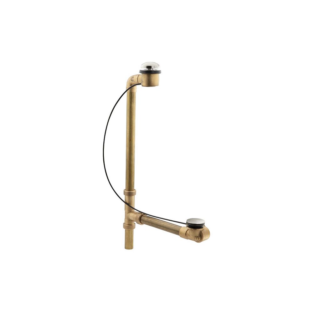 Kohler Clearflo Horizontal Overflow Bath Drain The Home Depot Canada