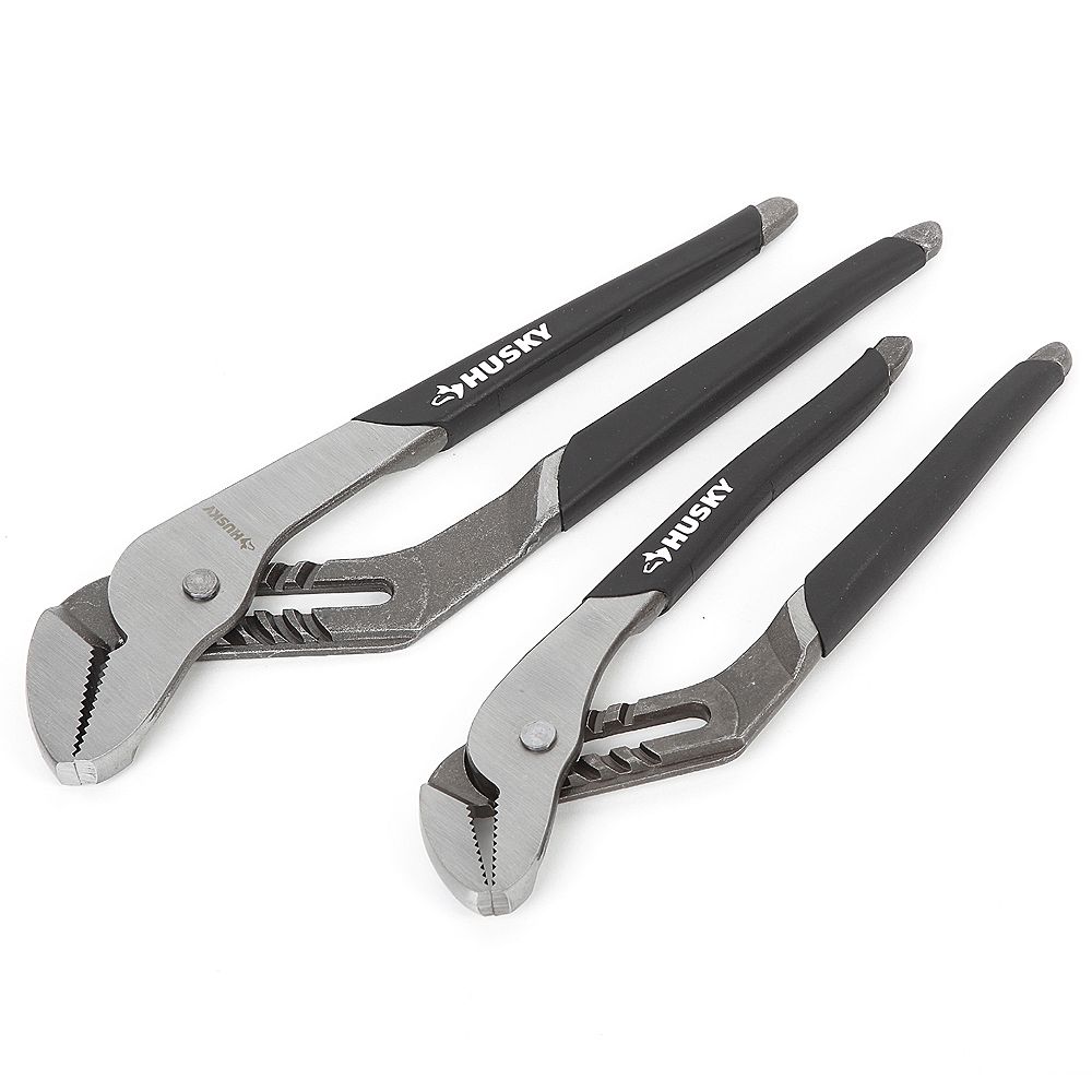 Husky Groove Joint Pliers Set (2-Piece) | The Home Depot Canada