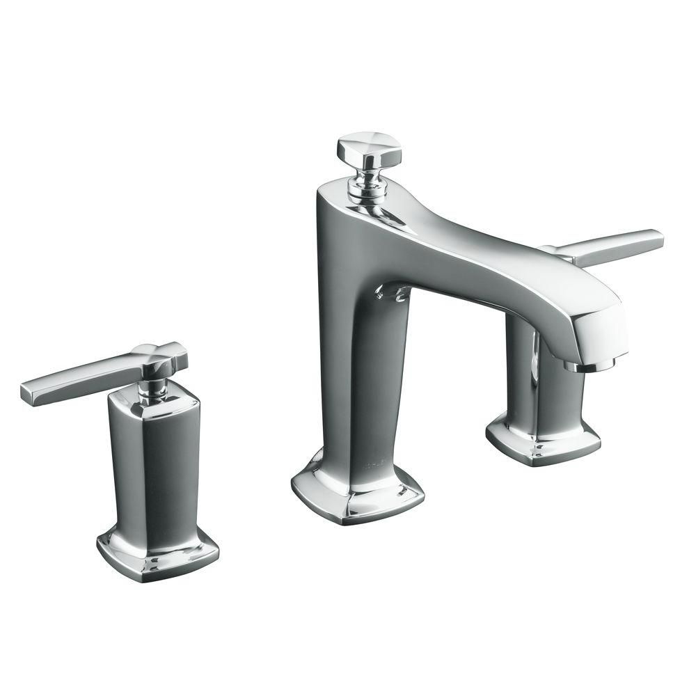 KOHLER Margaux(R) deck-mount bath faucet trim for high-flow valve with ...