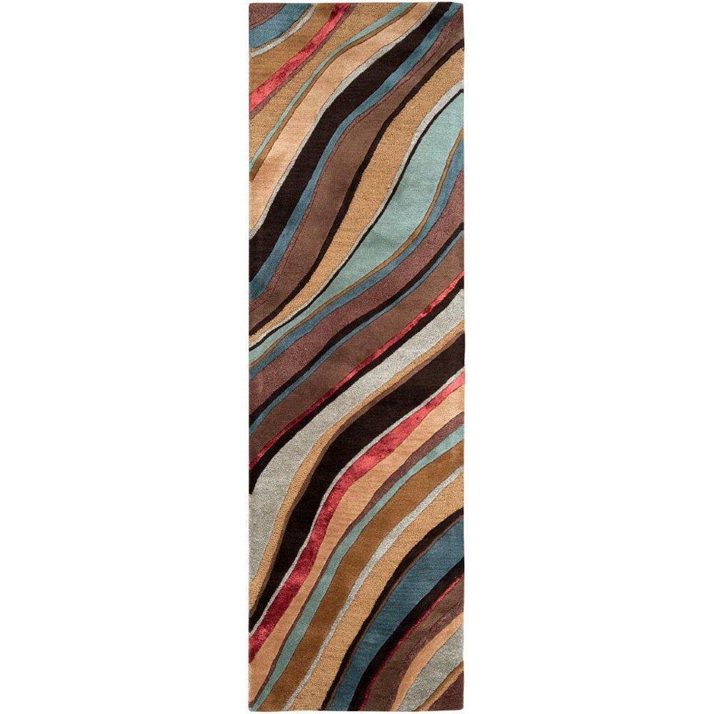 Artistic Weavers Alameda Brown 2 ft. 6-inch x 8 ft. Indoor Contemporary ...