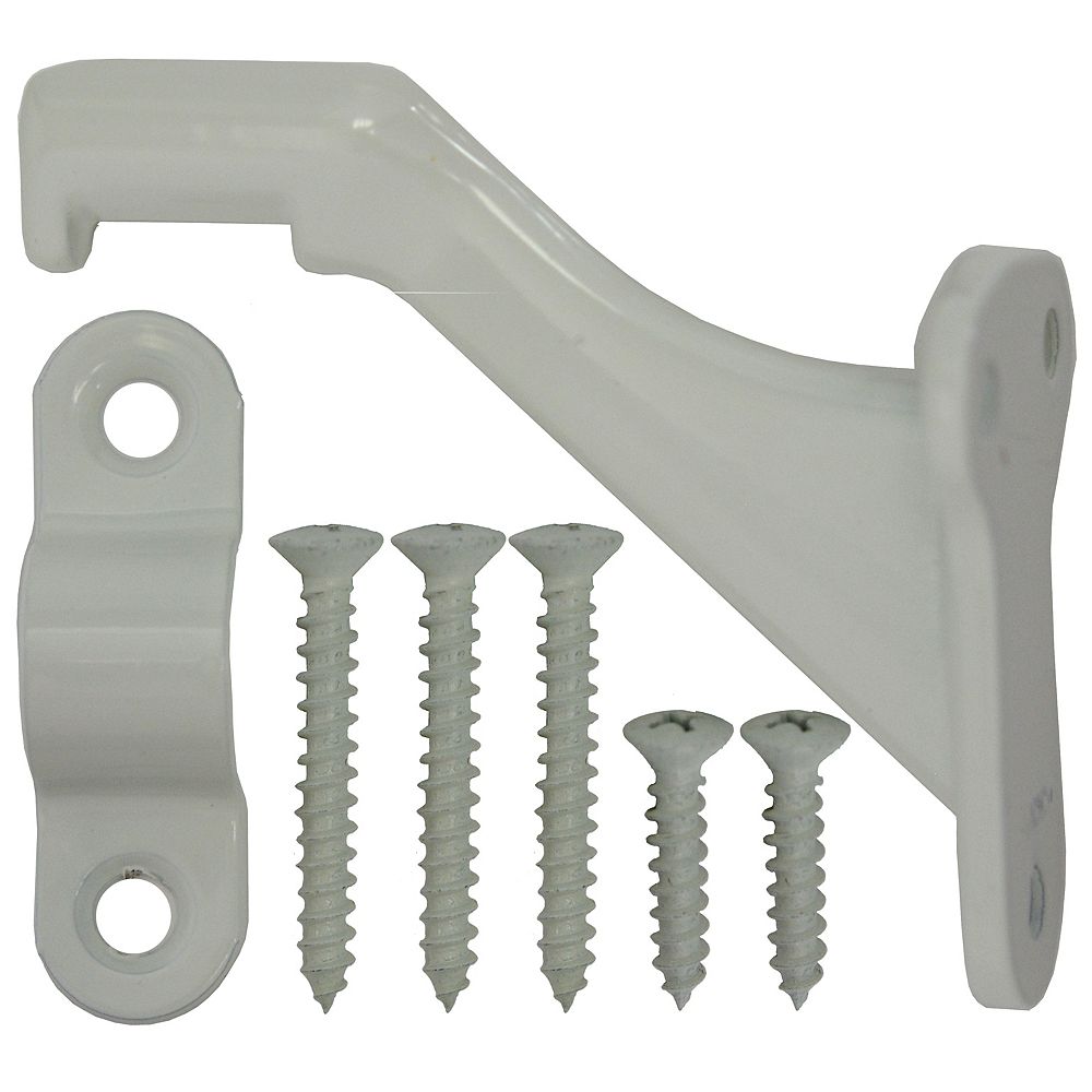 Everbilt White Handrail Bracket | The Home Depot Canada