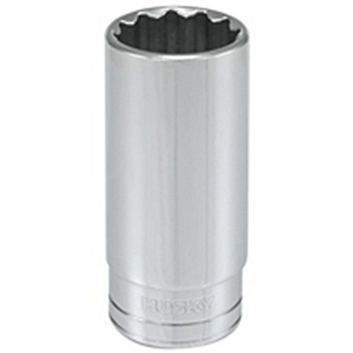 Husky 3/8-inch Drive 7/16-inch 6-Point SAE Deep Socket | The Home Depot ...