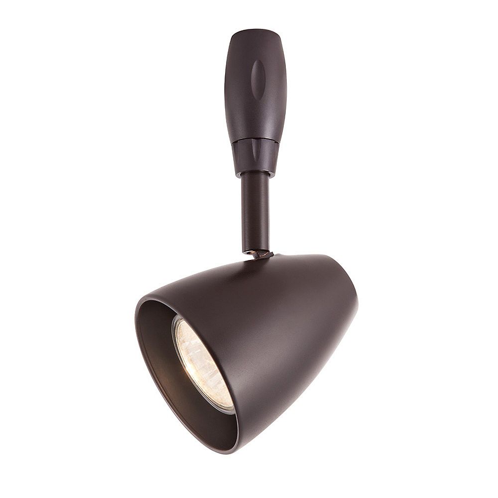 Hampton Bay Flex Track Head Bronze Metal Shade | The Home Depot Canada