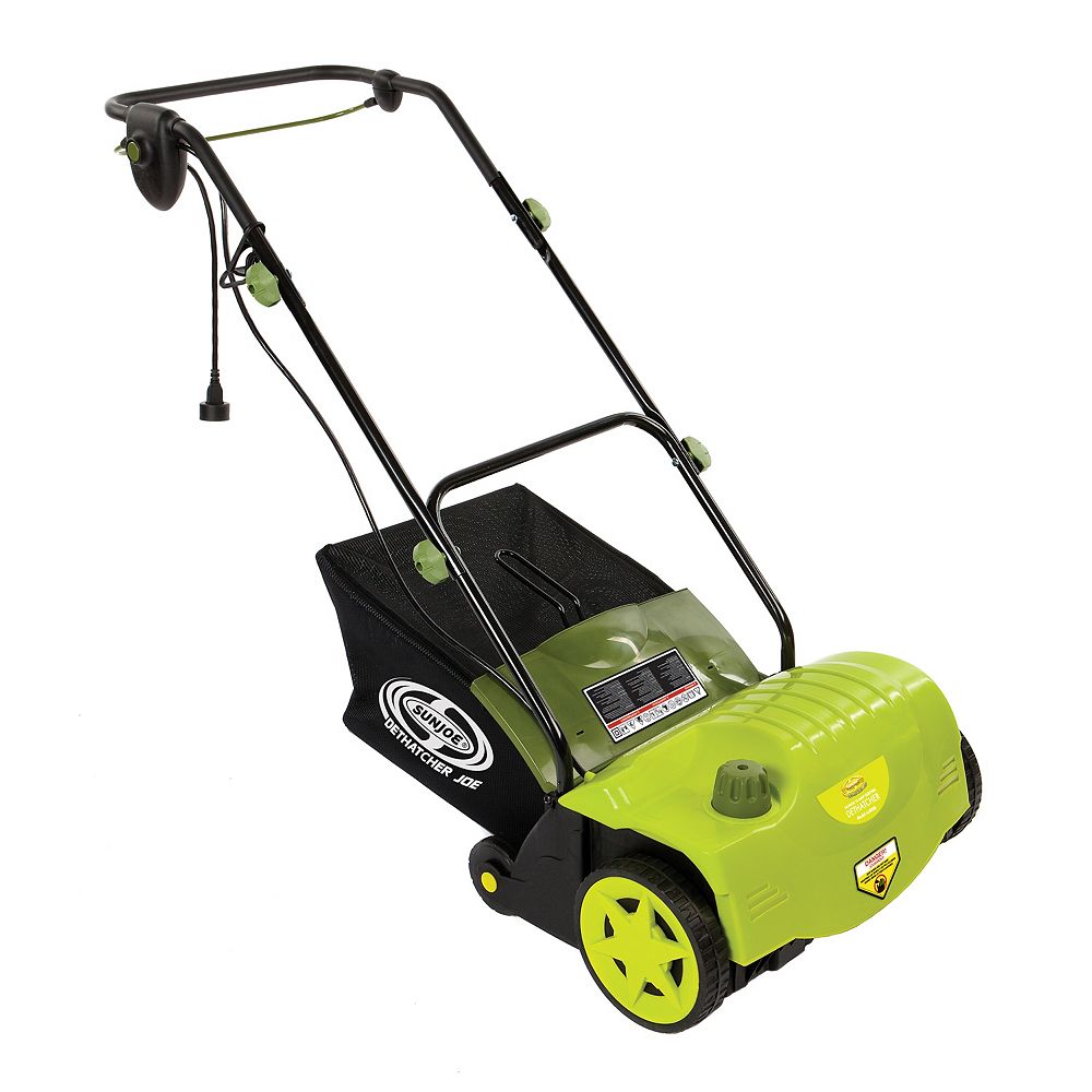 Sun Joe Déchaumeuse électrique 11 A 14 po Sun Joe avec sac collecteur ...