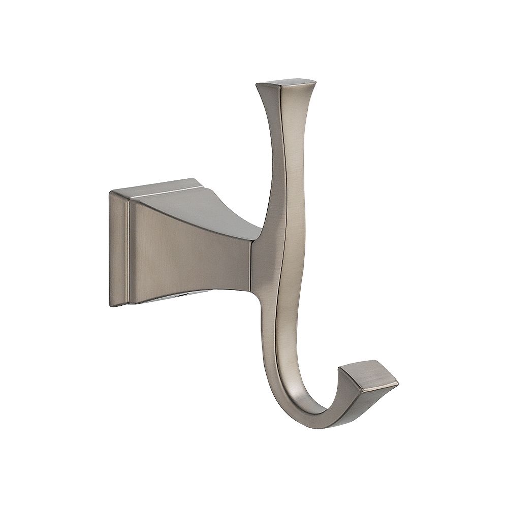 Delta Dryden Double Robe Hook in Stainless Steel | The Home Depot Canada