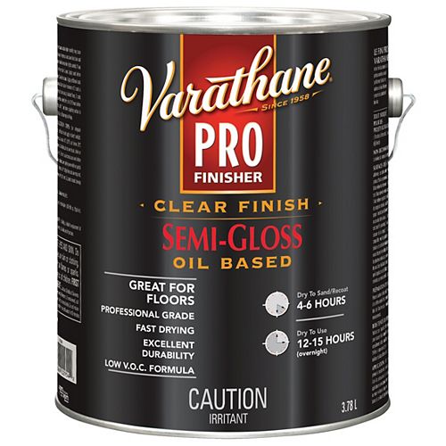 Varathane Nano Defence Premium Clear Floor Finish In Matte Clear, 3.78 ...