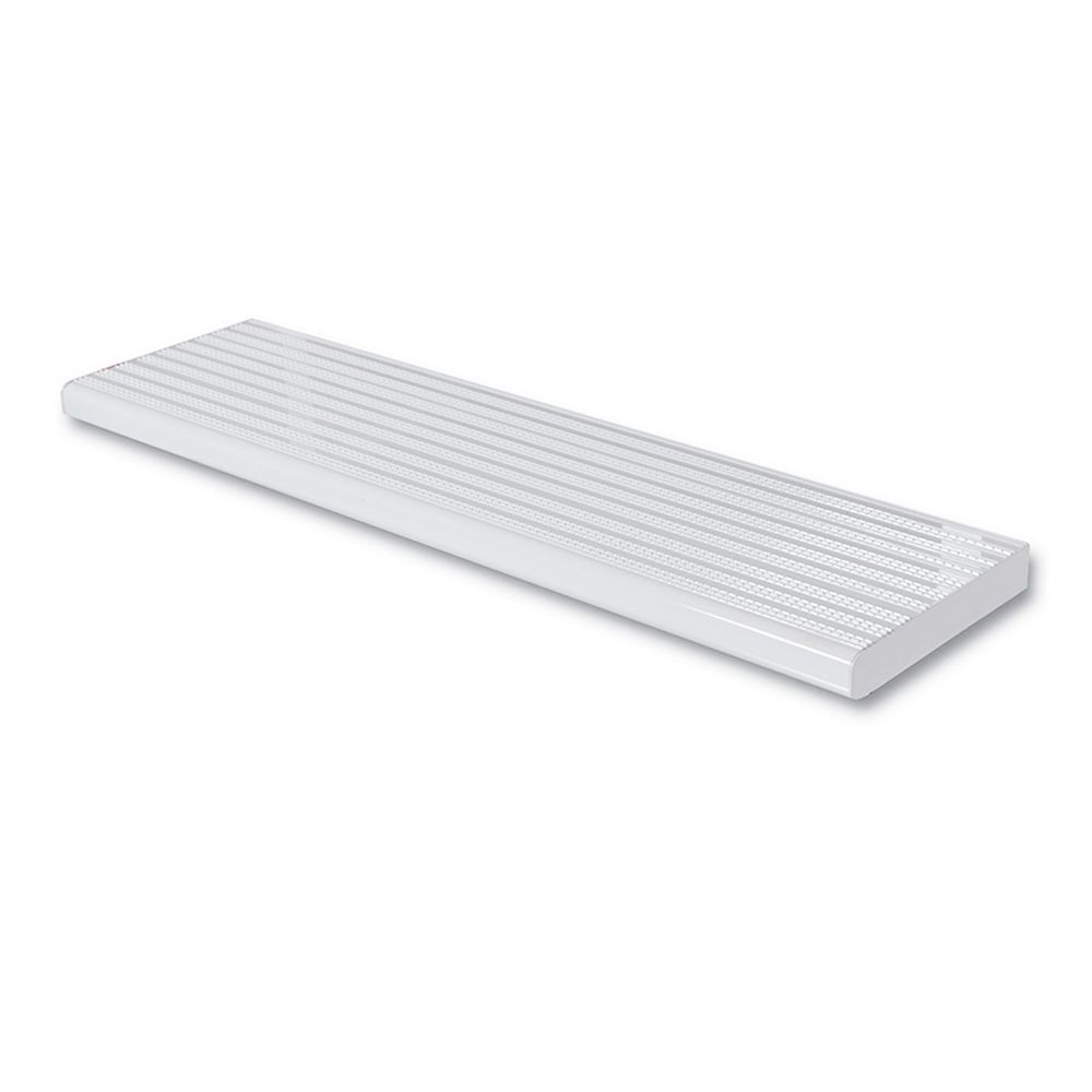 Pylex Collection 10 - Aluminium Stair Tread White - 36 in x 9 ¾ in ...
