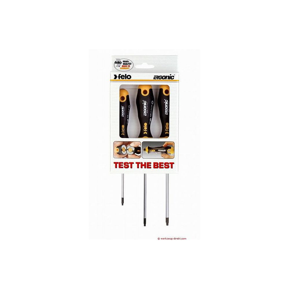 Felo 3-Piece Robertson Screwdrivers Set with Ergonic Handle. | The Home ...