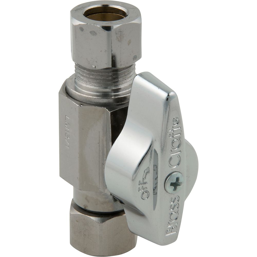 BrassCraft Straight Valve 3/8 Inch Od Female Compression X 3/8 Inch Od Compression | The Home ...