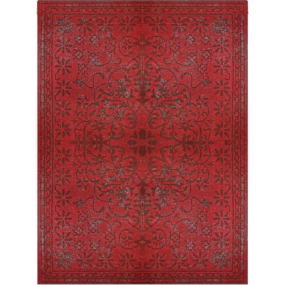 Lanart Rug Vintage Red 6 ft. x 9 ft. Indoor Contemporary Rectangular ...