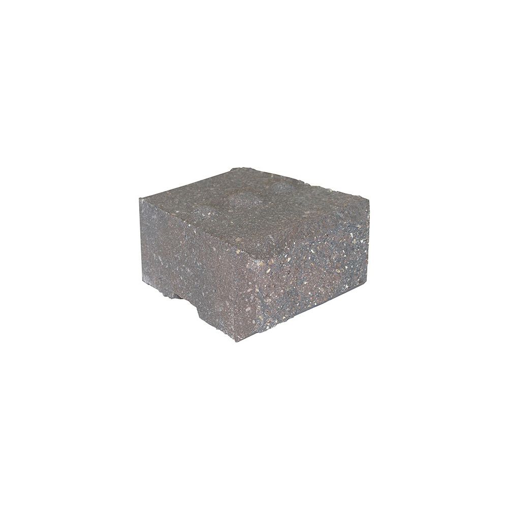 Cindercrete Stonewall Easy Stack Walnut Wall Block | The Home Depot Canada