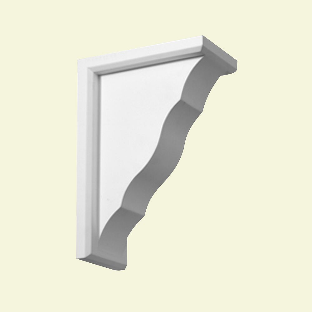 Fypon 11-inch x 15-inch x 3-inch Primed Polyurethane Bracket | The Home ...