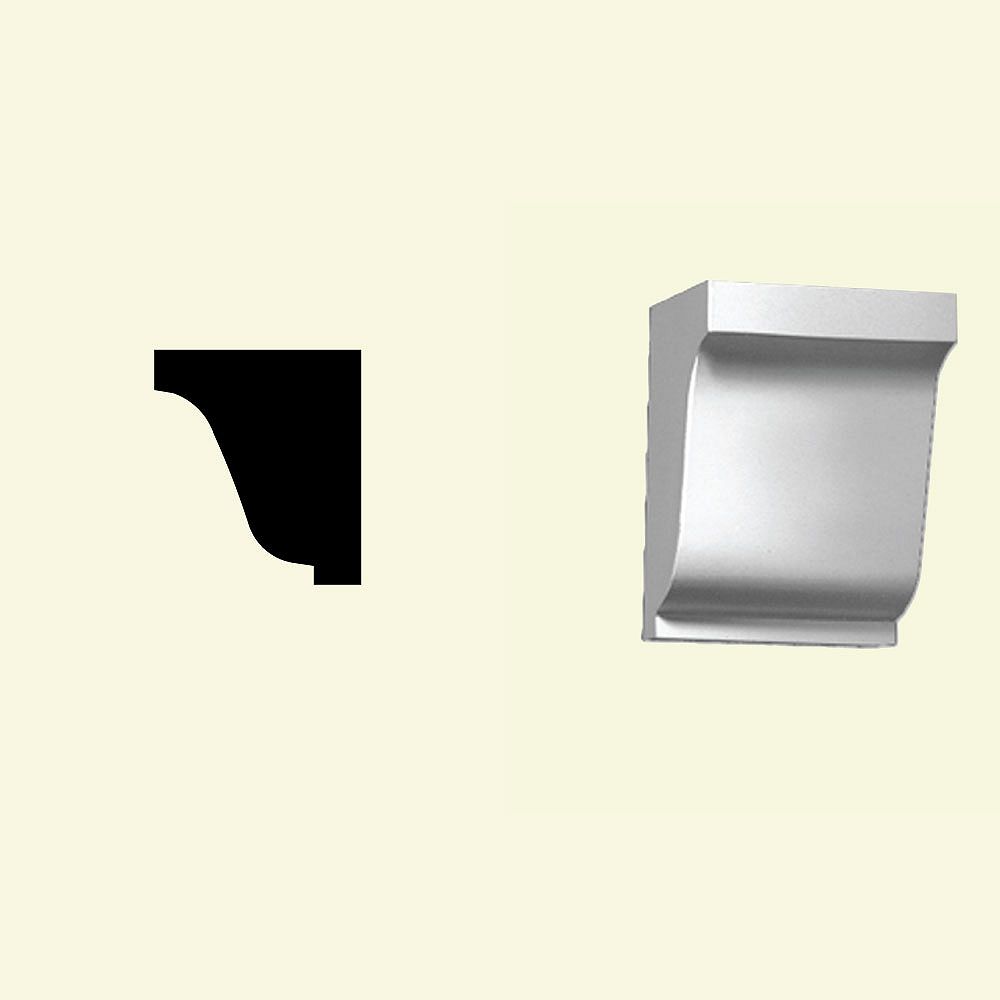 Fypon 6 1/4-inch x 4 11/16-inch x 5 1/2-inch Primed Polyurethane Dentil ...