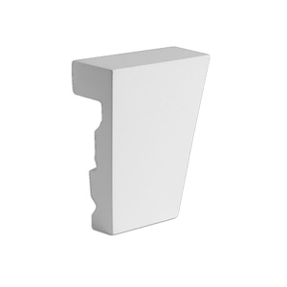 Fypon 6 Inch x 7 Inch x 2-1/2 Inch Polyurethane Keystone Trim Profile ...