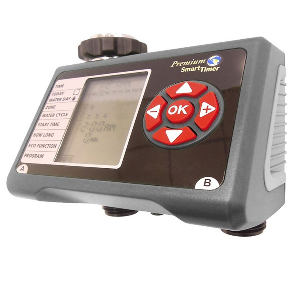 Rainwave 2 Zone Electronic Water Timer | The Home Depot Canada